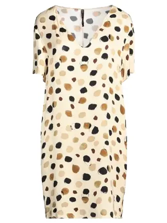 MANILA GRACE Mini T-shirt Dress - Yellow