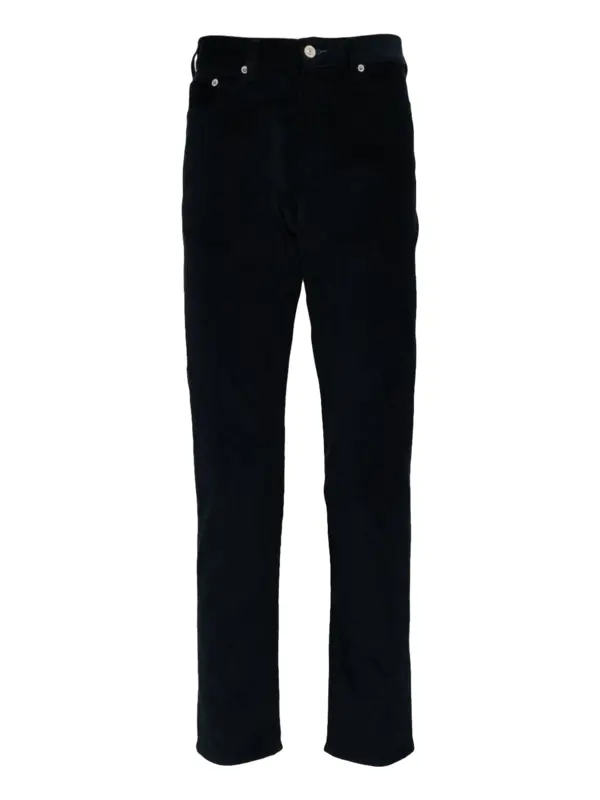 Paul Smith Corduroy Tapered Trousers - Blue
