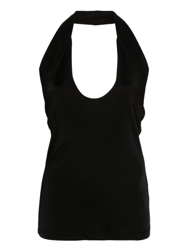 Helmut Lang Dancer Halterneck Top - Black