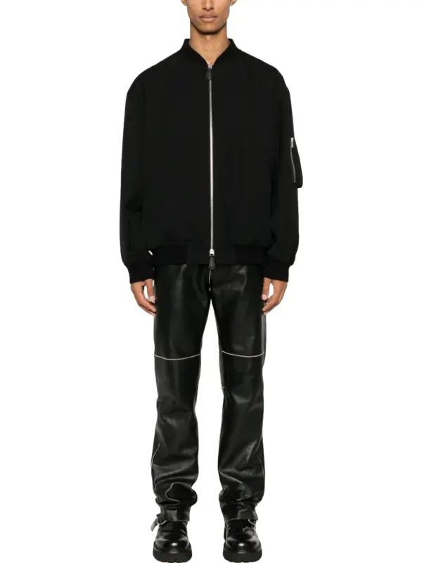 JIL SANDER 71 Bomber Jacket - Black
