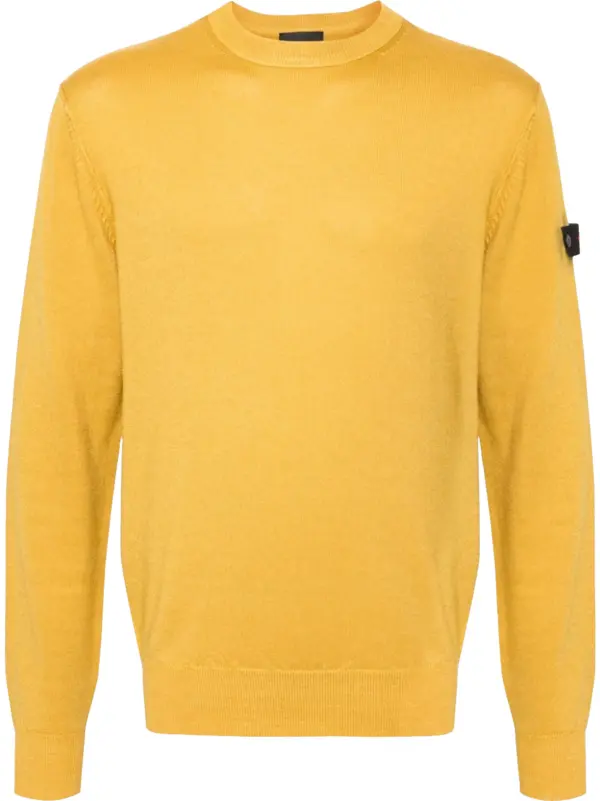 Peuterey Logo-patch Sweater - Yellow