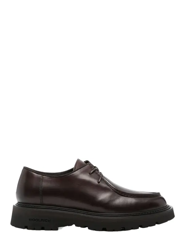 Woolrich Leather Derby Shoes - Brown