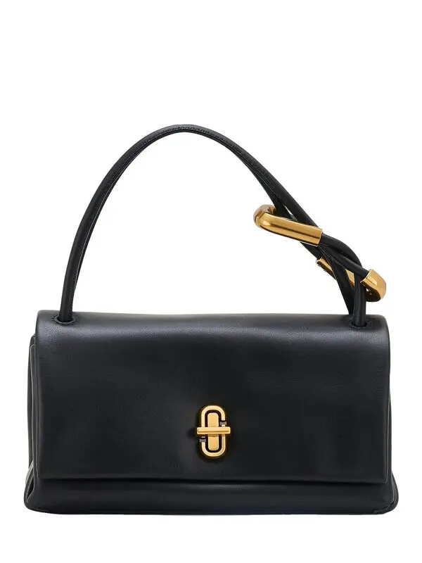 Marc Jacobs Leather Top Handle Bag - Black