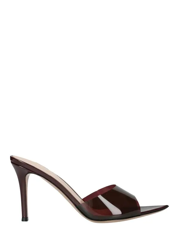 GIANVITO ROSSI Plexi Elle Mules 85 - Black