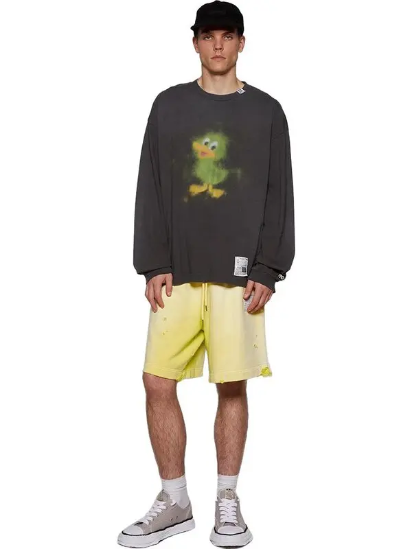 Mihara Yasuhiro Sun Faded Shorts - Yellow
