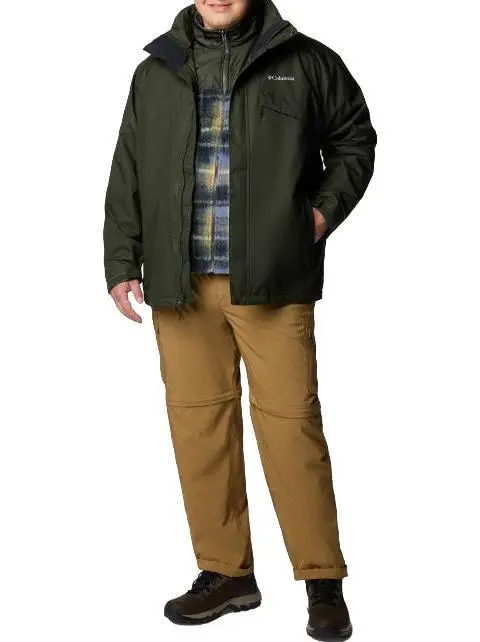 Columbia Big & Tall Omni-tech 3-in-1 Bugaboo Jacket - Greenscape