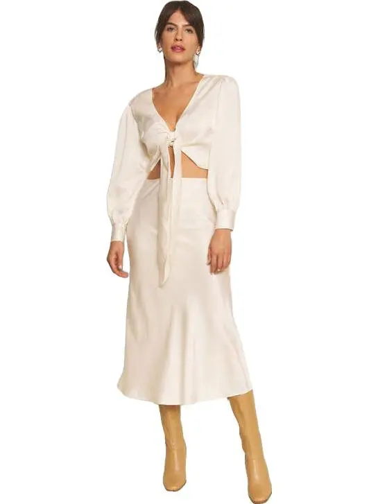 WHIMSY + ROW Lauren Reversible Top - Cream