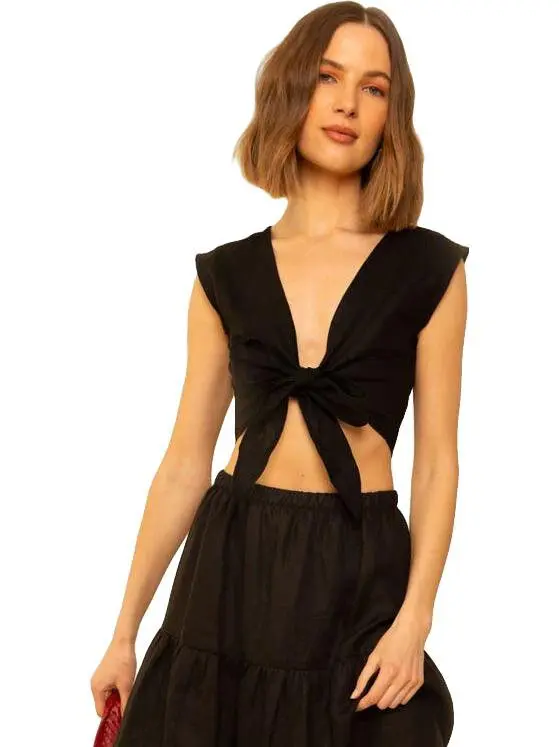 WHIMSY + ROW Valentina Top - Black