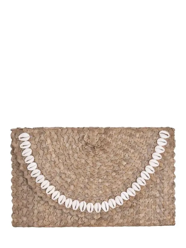 JELAVU Coco Clutch Bag - Natural