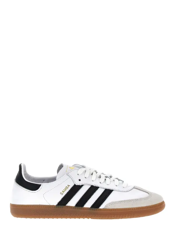 Adidas Originals By Alexander Wang Samba Decon Sneakers - White/black