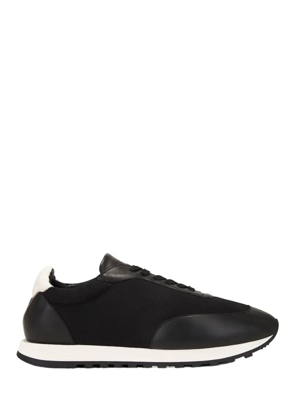 THE ROW Owen Runner Sneaker - Black & White