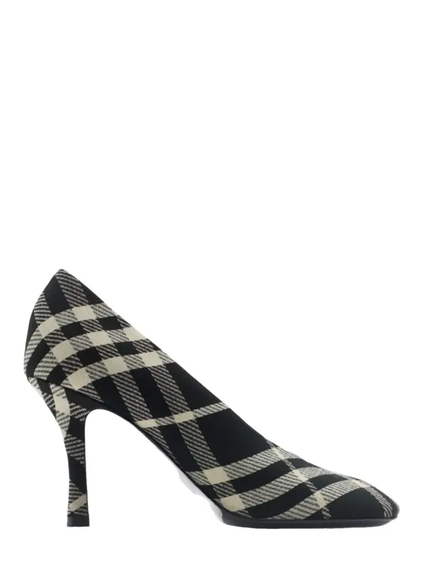 Burberry 85mm Check Pumps - Black