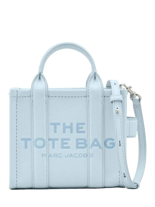 Marc Jacobs Leather Crossbody Tote Bag - Blue