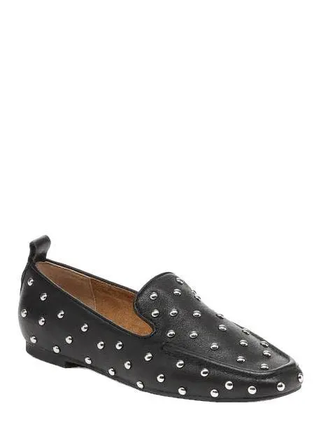 KELSI DAGGER BROOKLYN Finley Studded Flat - Black