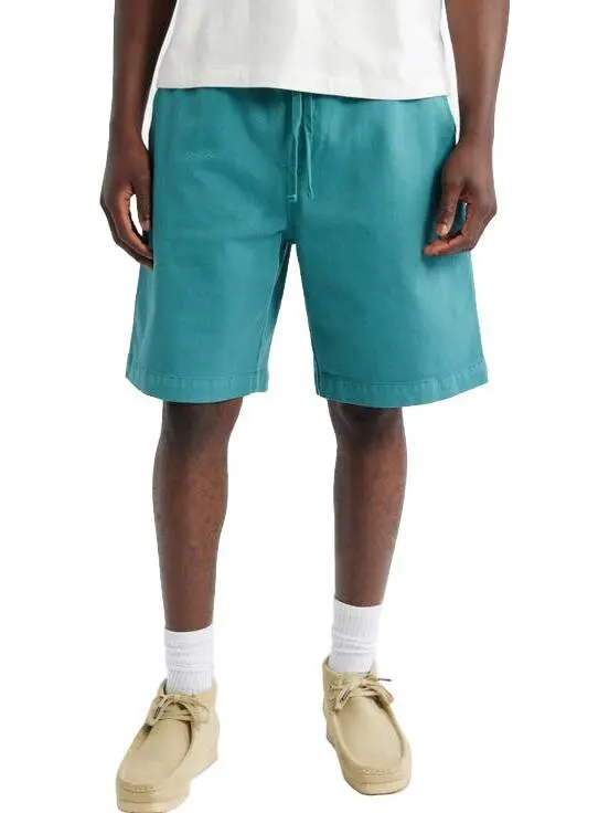 Carhartt Work In Progress Floyde Relaxed Fit Twill Shorts - Saguaro Garment Dyed