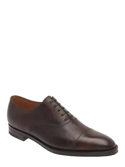 John Lobb City Ii Cap-toe Oxford - Brown