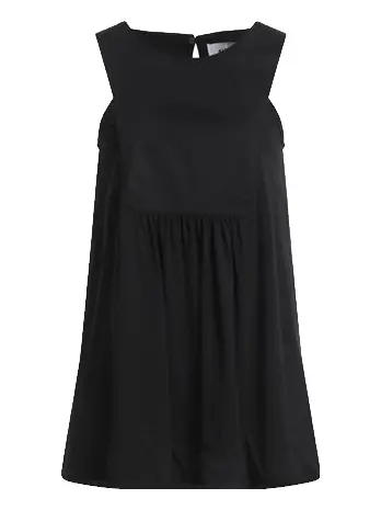 Alpha Studio Top In Cotton And Elastane - Black