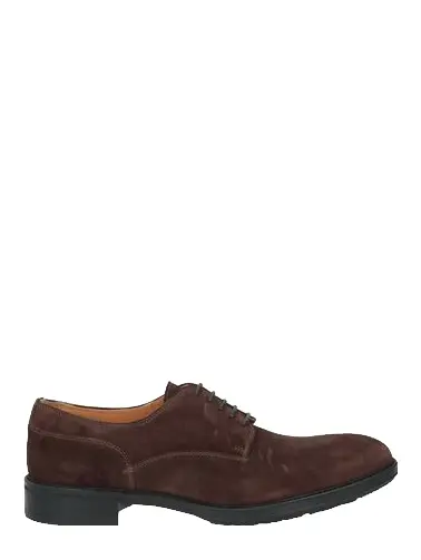 DOUCAL'S Suede Derby Shoes - Brown