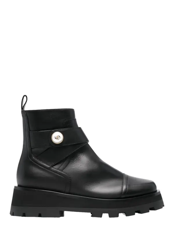 JIMMY CHOO Meena Ankle Boots - Black