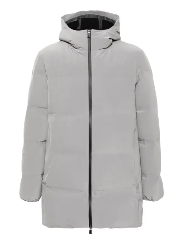 Herno Hooded Puffer Coat - Grey
