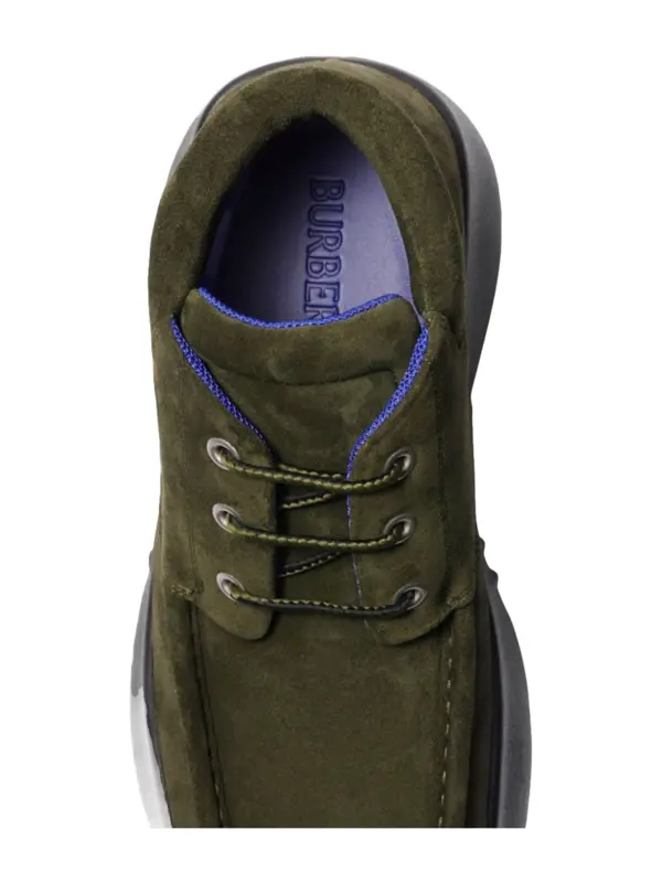 Burberry Suede Boots - Green