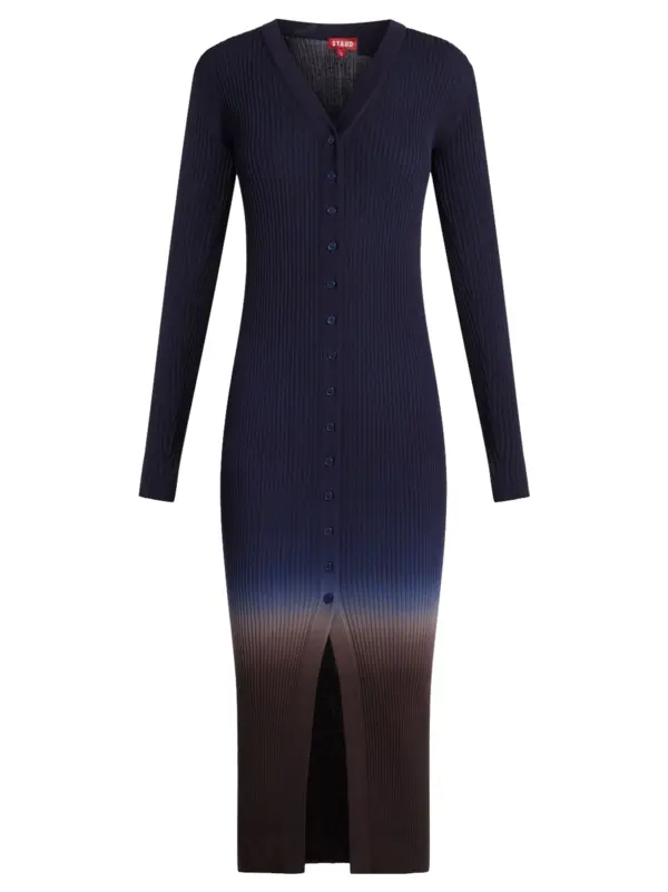 Staud Shoko Sweater Dress - Blue