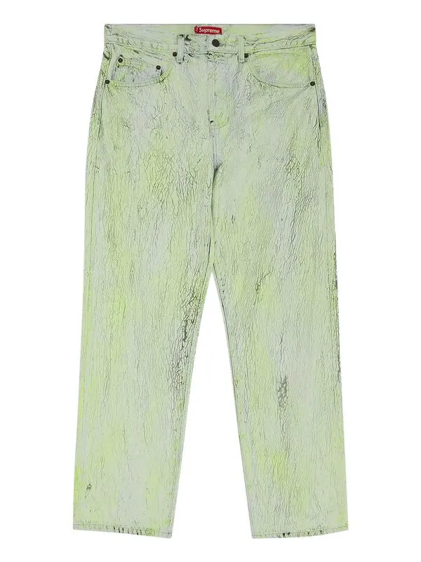 Supreme Crackle Regular Jean - Multicolor