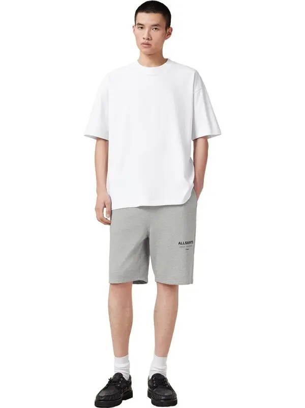 All Saints Underground Relaxed Fit Sweat Shorts - Grey