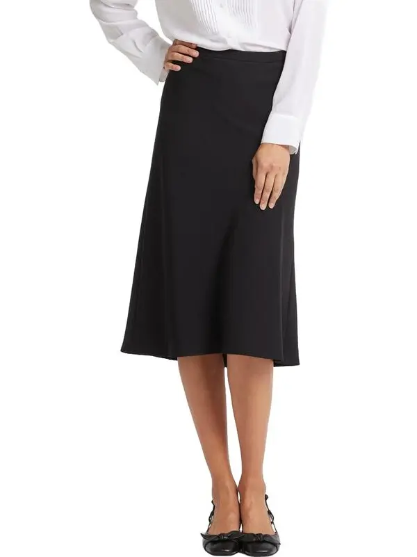 NYDJ Midi A-line Skirt - Black