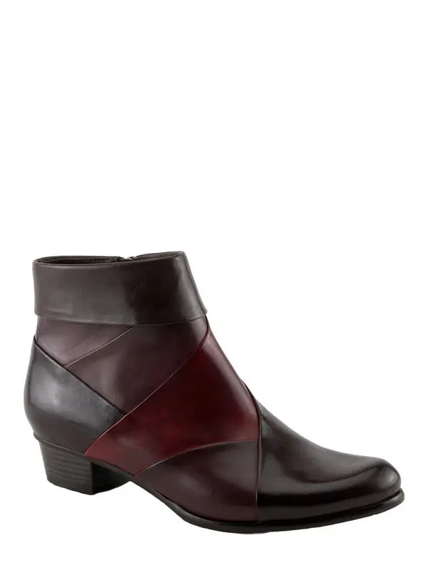 SPRING STEP SHOES Mayvilla Bootie - Chocolate Multi