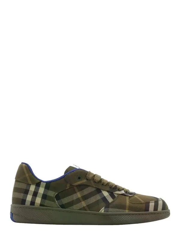 Burberry Check Terrace Sneakers - Green
