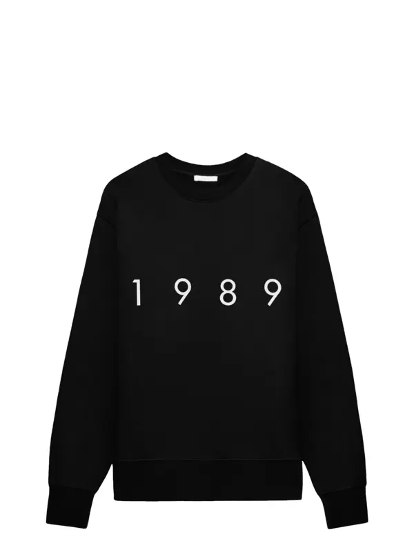1989 STUDIO Crewneck Sweatshirt With Logo - Black