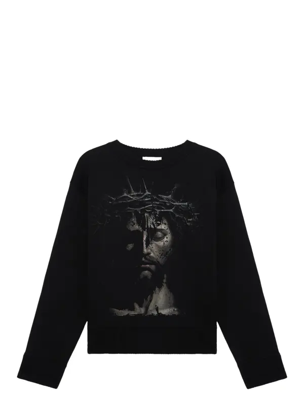 1989 STUDIO Knit Cotton Jumper - Black