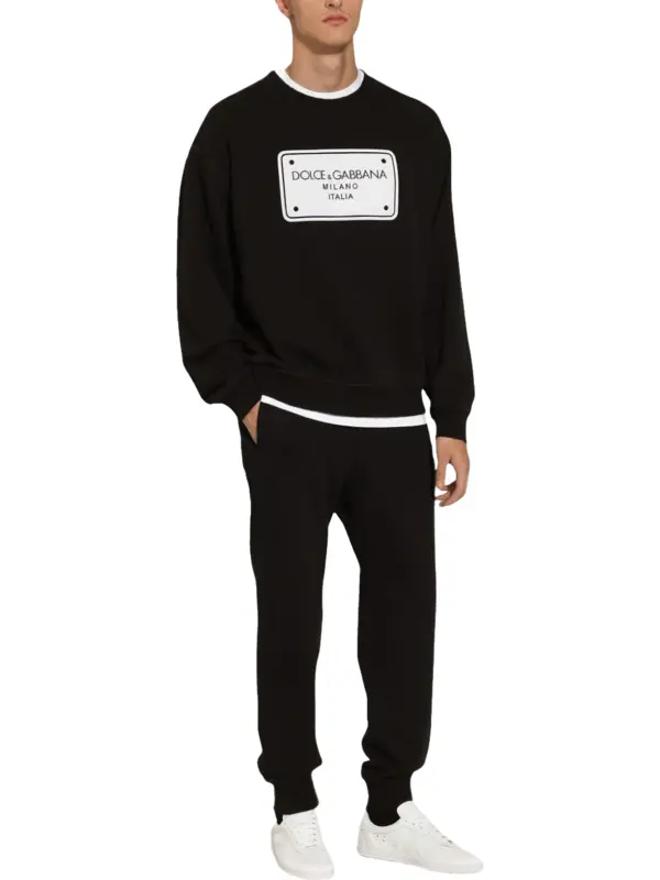 Dolce & Gabbana Graphic-print Sweatshirt - Black