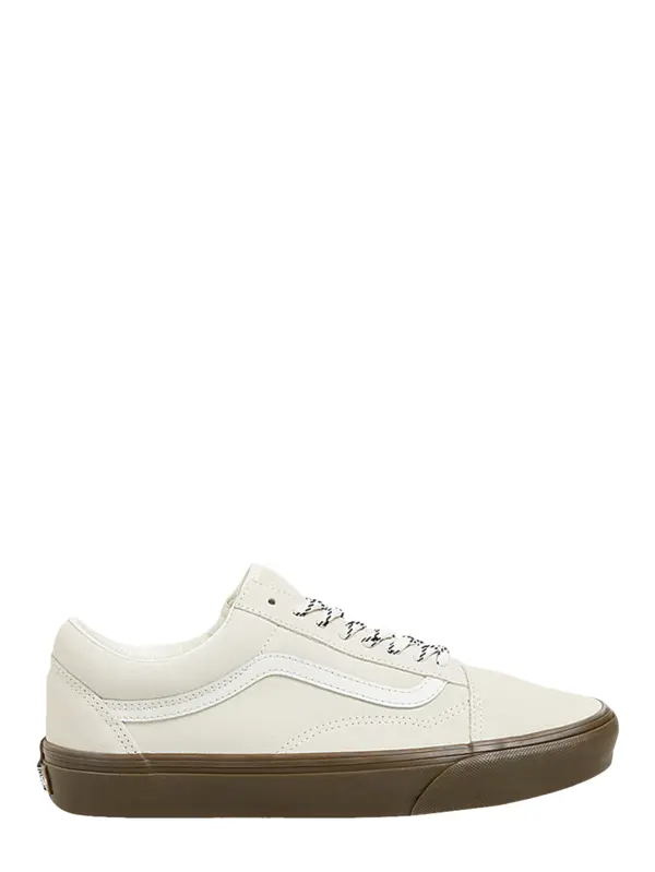 VANS Old Skool Hairy Suede Sneakers - Cream
