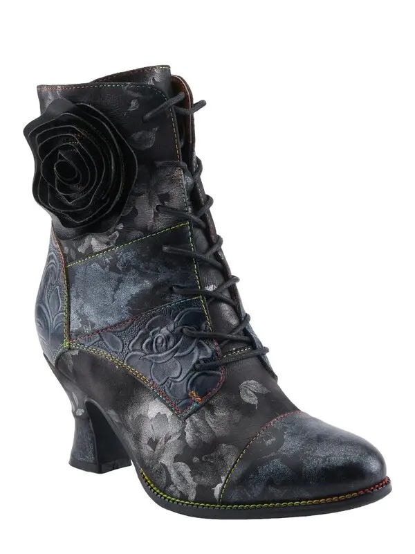 SPRING STEP SHOES Roselia Bootie - Black Multi