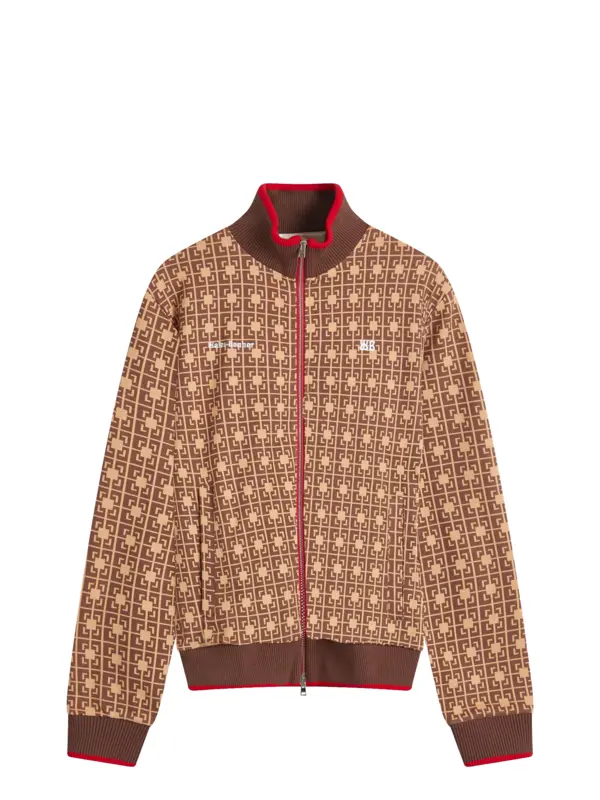 WALES BONNER Power Track Top - Orange/brown