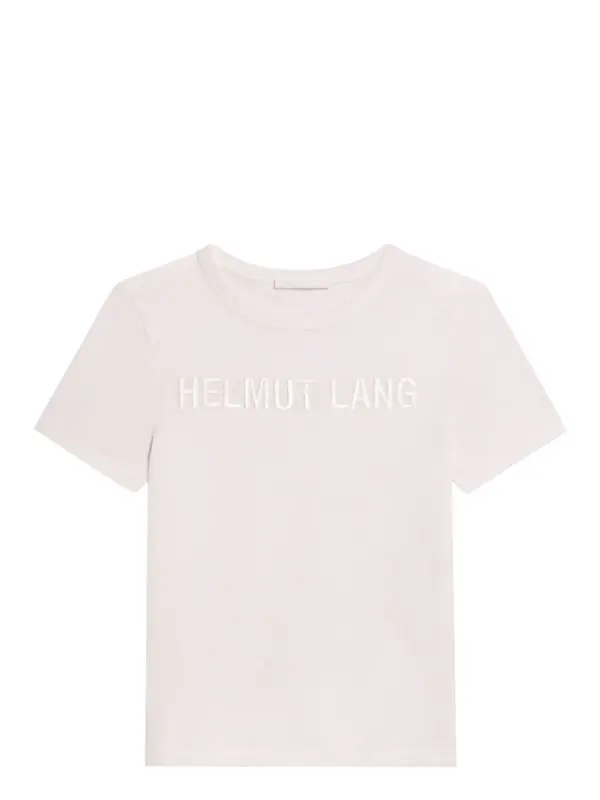Helmut Lang Logo-embroidered T-shirt - White