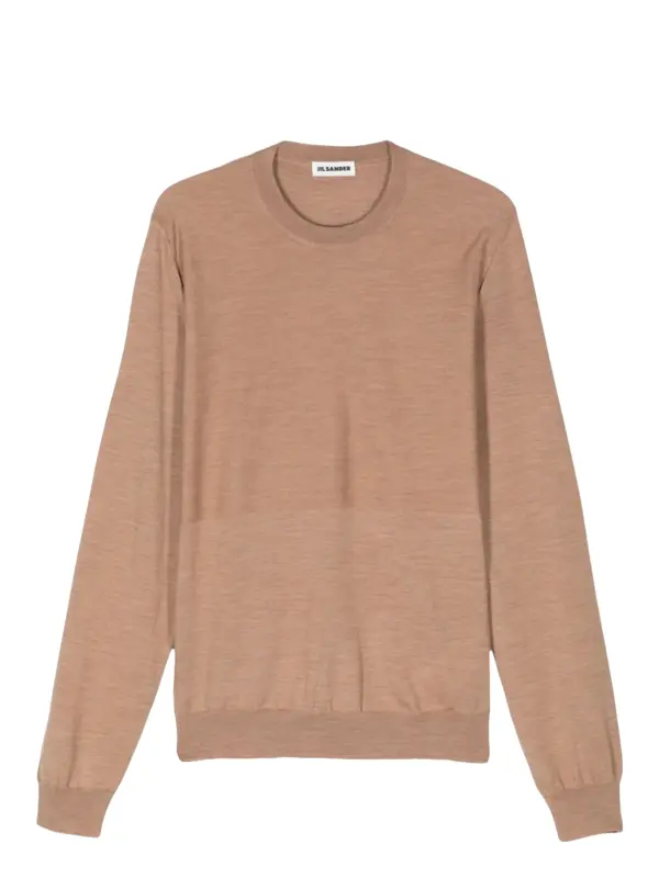 JIL SANDER Crew-neck Sweater - Brown