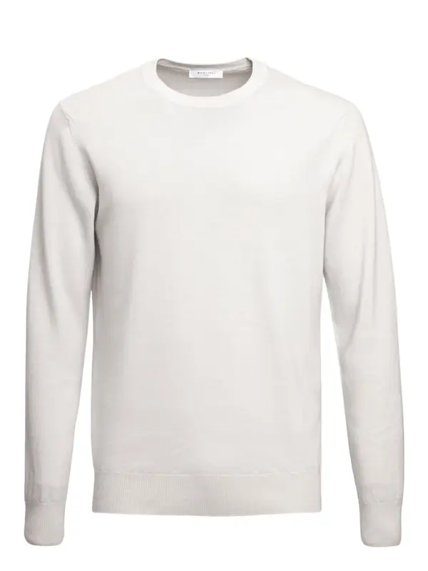 Boglioli Garment-dyed Wool Sweater - Light Beige
