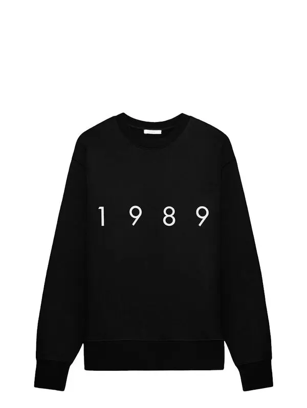 1989 STUDIO Crew-neck Sweatshirt With Logo - Black