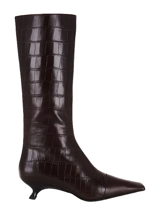 Jeffrey Campbell Nospace-cp Boots - Brown Croco