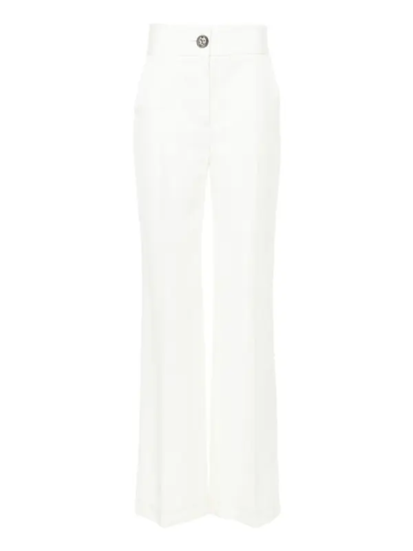 MITILIANE COUTURE Pinstriped Trousers - Neutrals