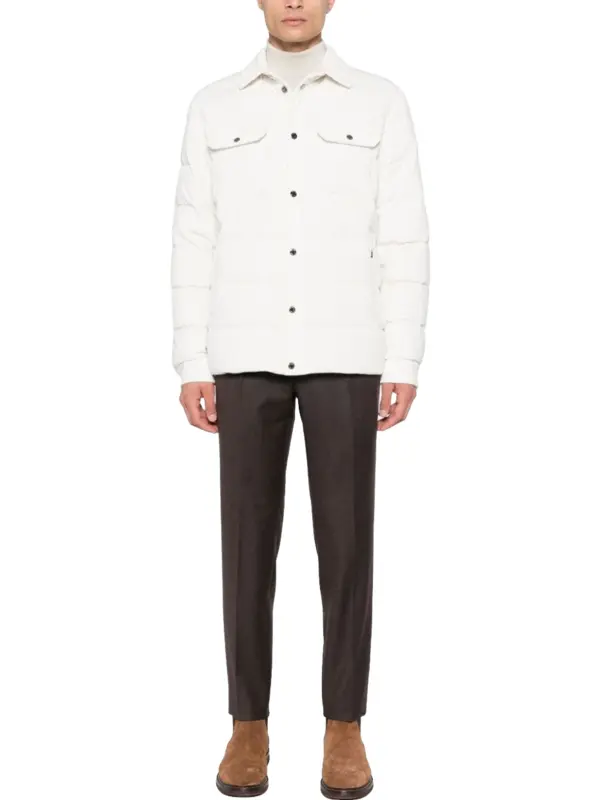 MOORER Veton-kn Jacket - White