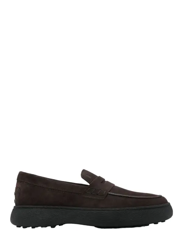 TOD'S Suede Loafers - Brown
