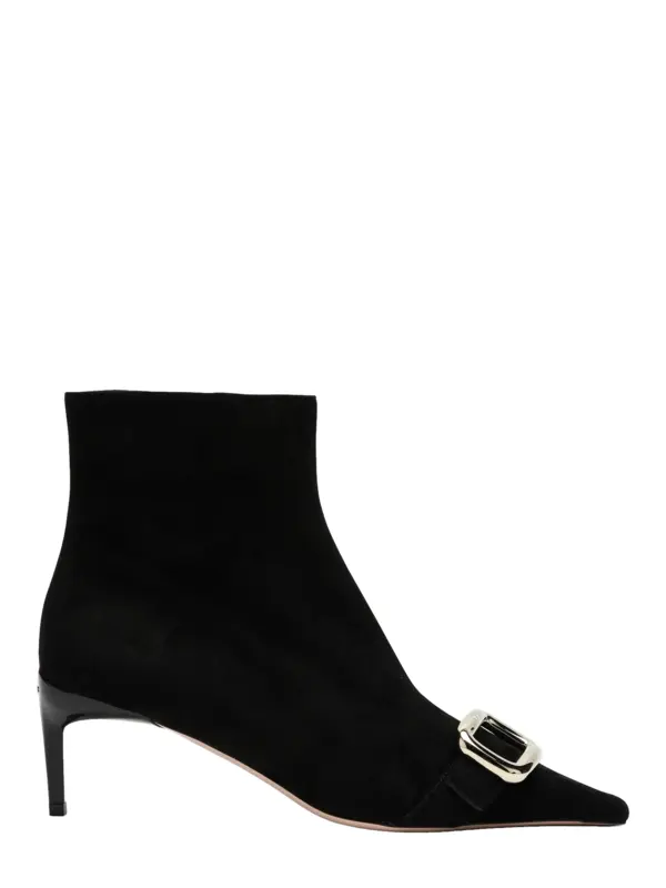 ROGER VIVIER Viv Canard Ankle Boots - Black