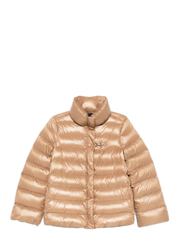 FAY Quilted Puffer Jacket - Neutrals