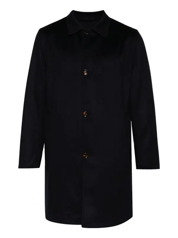 KIRED Cashmere Peak Coat - Blue