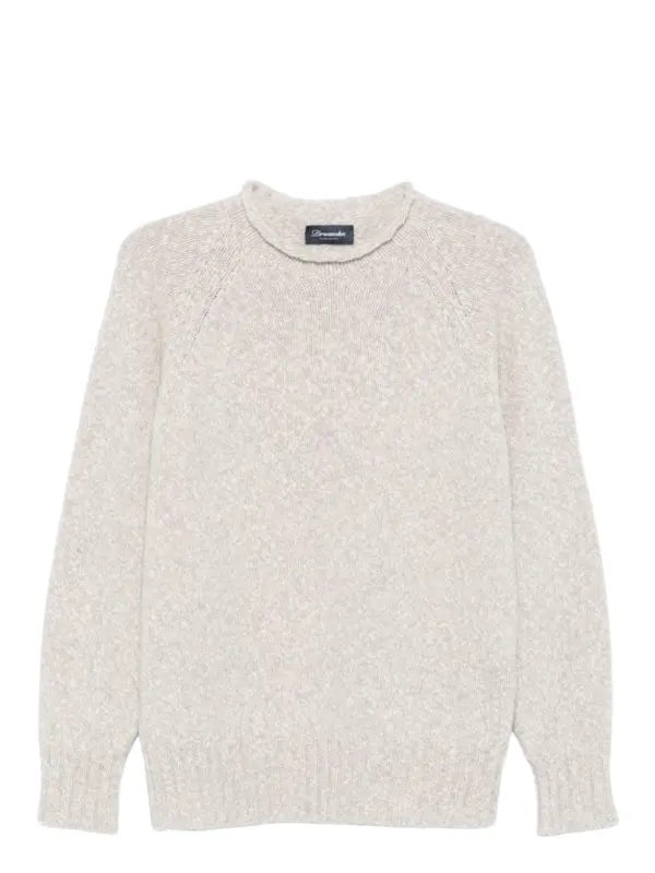 DRUMOHR Marl-knit Sweater - Neutrals