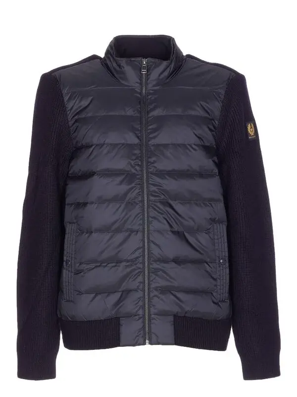 Belstaff Cardigan With Zip Closure - Blue